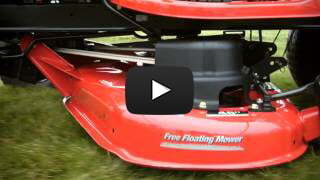 Lawn Striping with the Free Floating Mower Deck