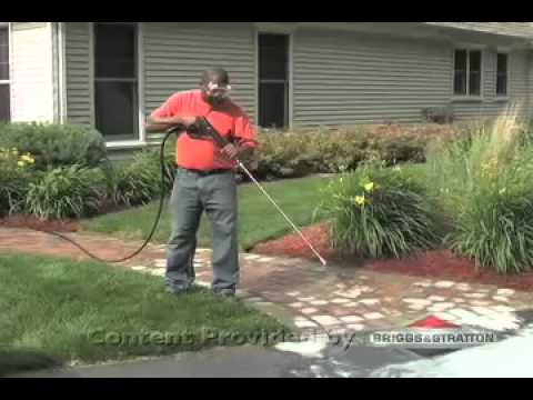 Cleaning Brick and Mortar with a Pressure Washer